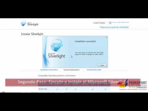 V12 5Como instalar Microsoft Silverlight - YouTube