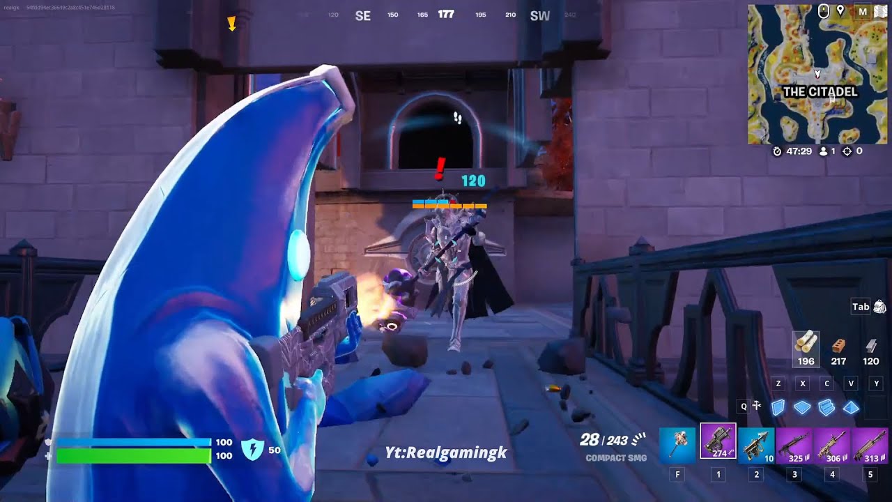 GENO VS Submachine Gun (Compact SMG) Fortnite - YouTube