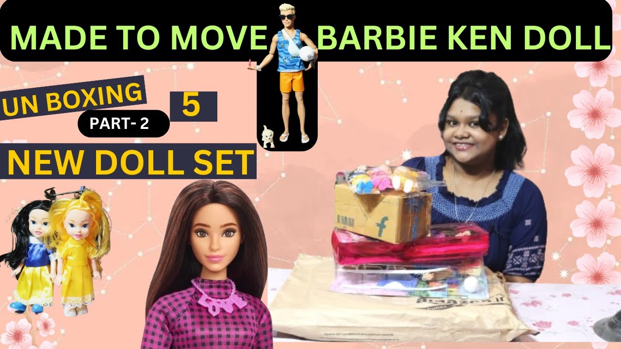 Unboxing New Doll Set with New Barbie Fashionista Doll #barbiedoll ...