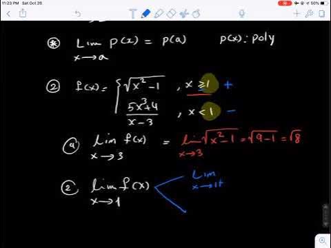 Lecture#16(The limit of function)-part#2 - YouTube