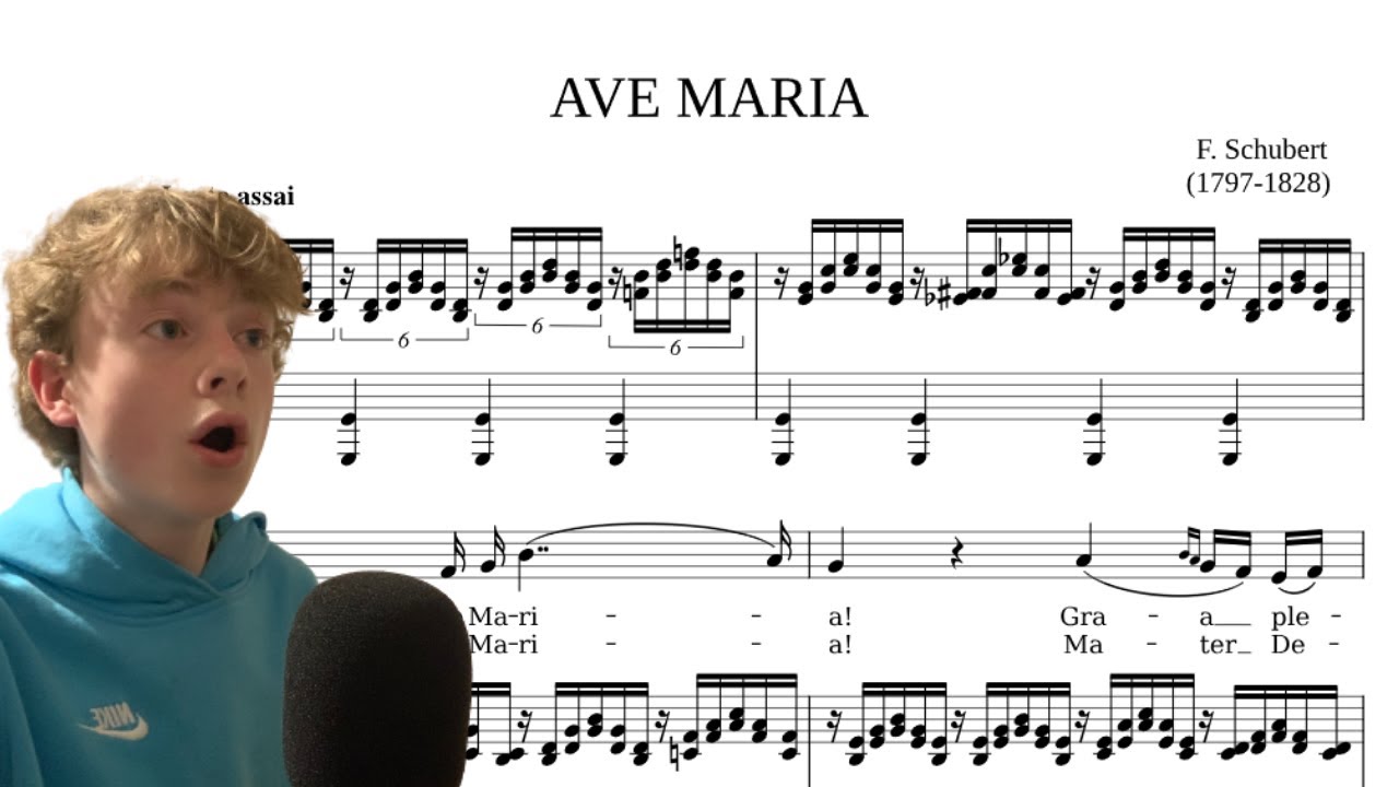 Ave Maria Sung by a Boy Soprano - YouTube