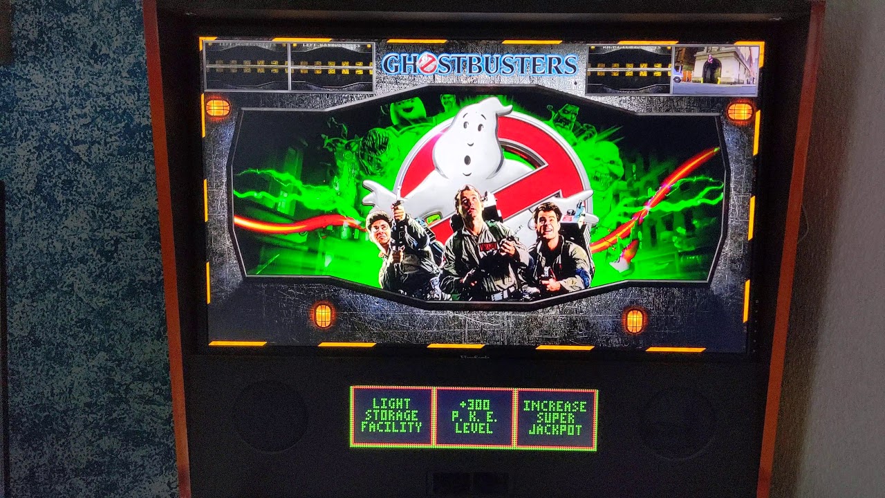 Ghostbusters Stern VPX - Puppack with Colordmd test (Alpha) - YouTube