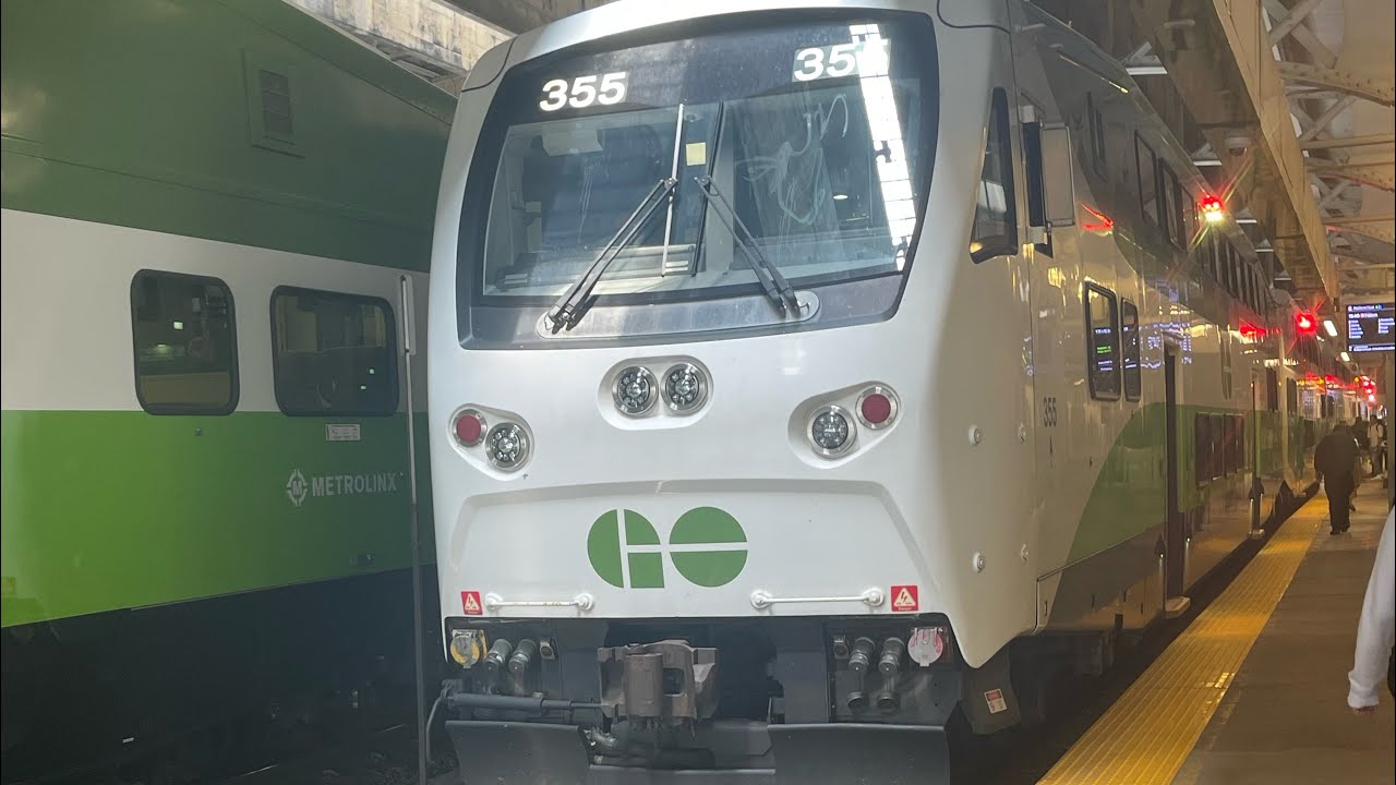 Go Train Ride Milton Line from Union Station to Kipling Go - YouTube