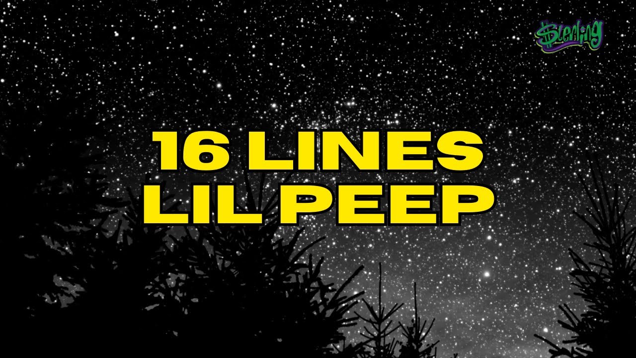 16 Lines - Lil Peep (cover by $terling) - YouTube