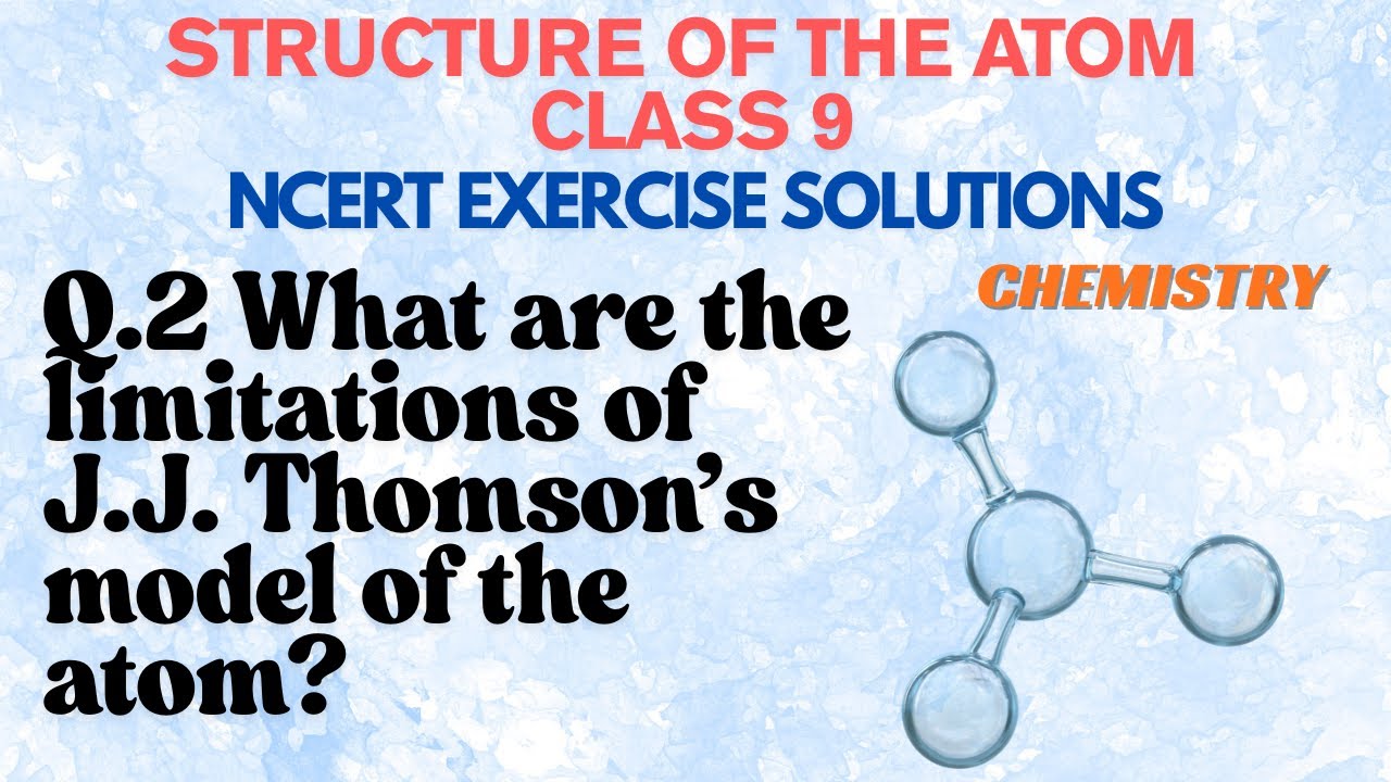 What are the limitations of J.J. Thomson’s model of the atom - YouTube