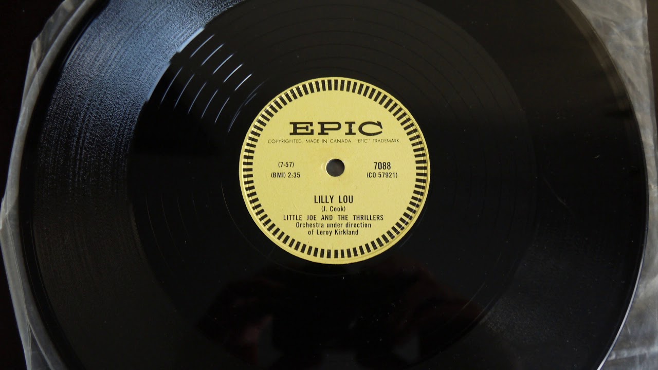 78 RPM Little Joe And The Thrillers ‎– Peanuts, Lilly Epic ‎– 7088 ...