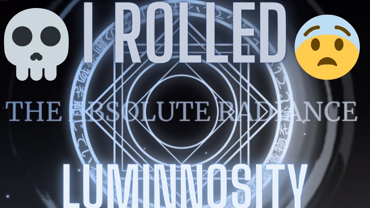 LUMINOSITY SOLS RNG!!! - YouTube