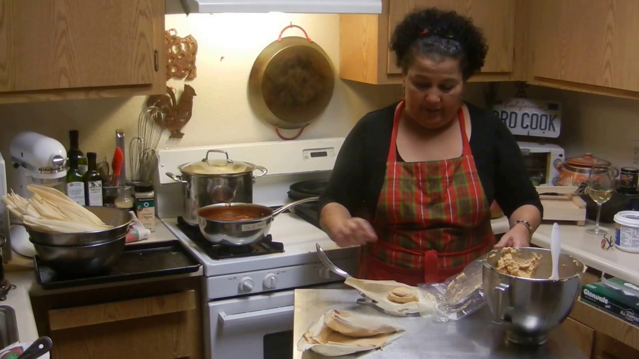 How to Spread Masa on a Husk! Fun Cooking with Mary! - YouTube