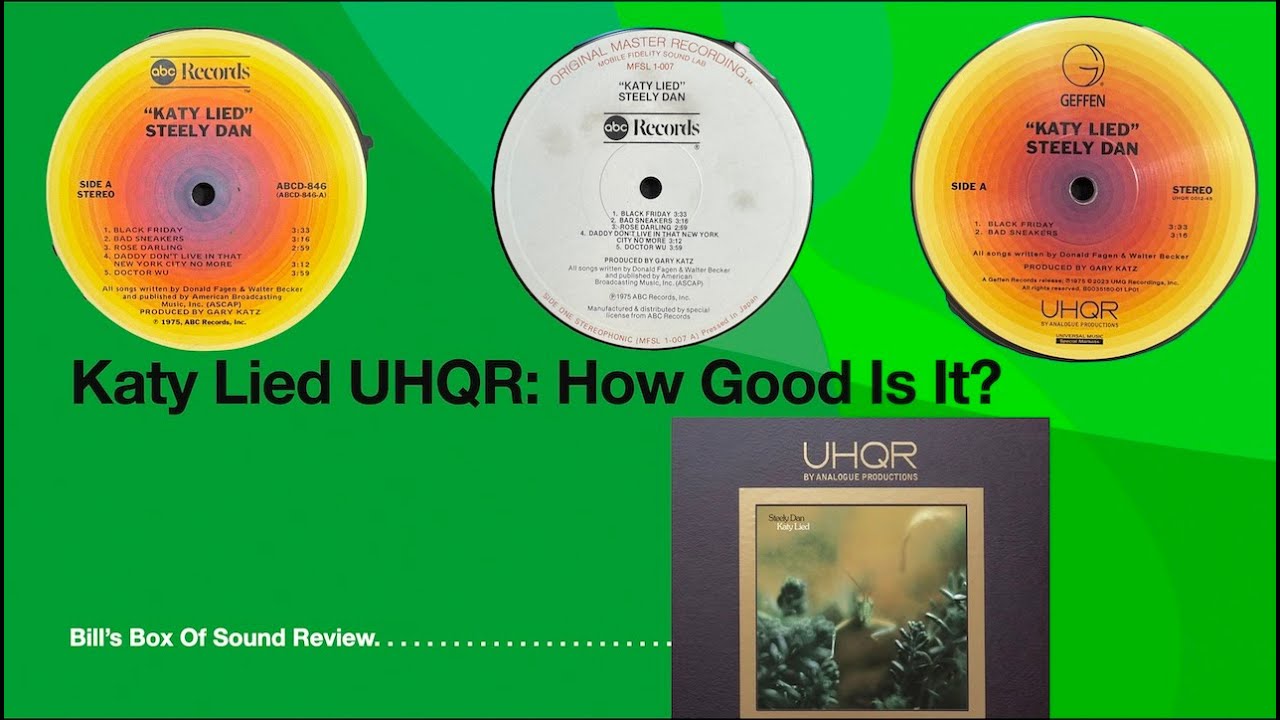 REVIEW: Steely Dan Katy Lied UHQR - How Good Is It? | Bill's Box Of ...