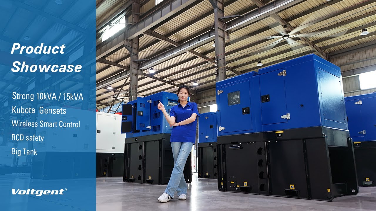 3 Units of 10 kVA and 3 Units of 15 kVA Gensets Powered by Kubota - YouTube