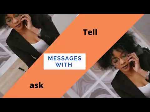 Messages with Tell/Ask - YouTube