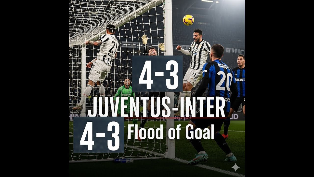 #GraTIS$ Juventus vs Inter 4-3 Highlights & All Goals | Serie A 2025 ...