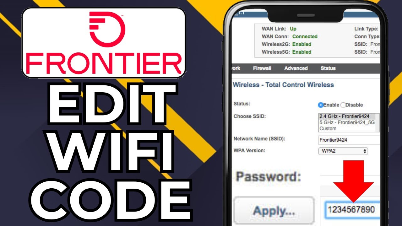 HOW TO CHANGE FRONTIER WIFI PASSWORD (2025) - YouTube