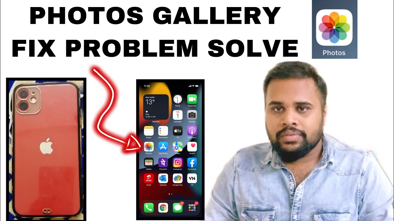 Photo gallery fix issue in iPhone ll photo gallery not open problem ...