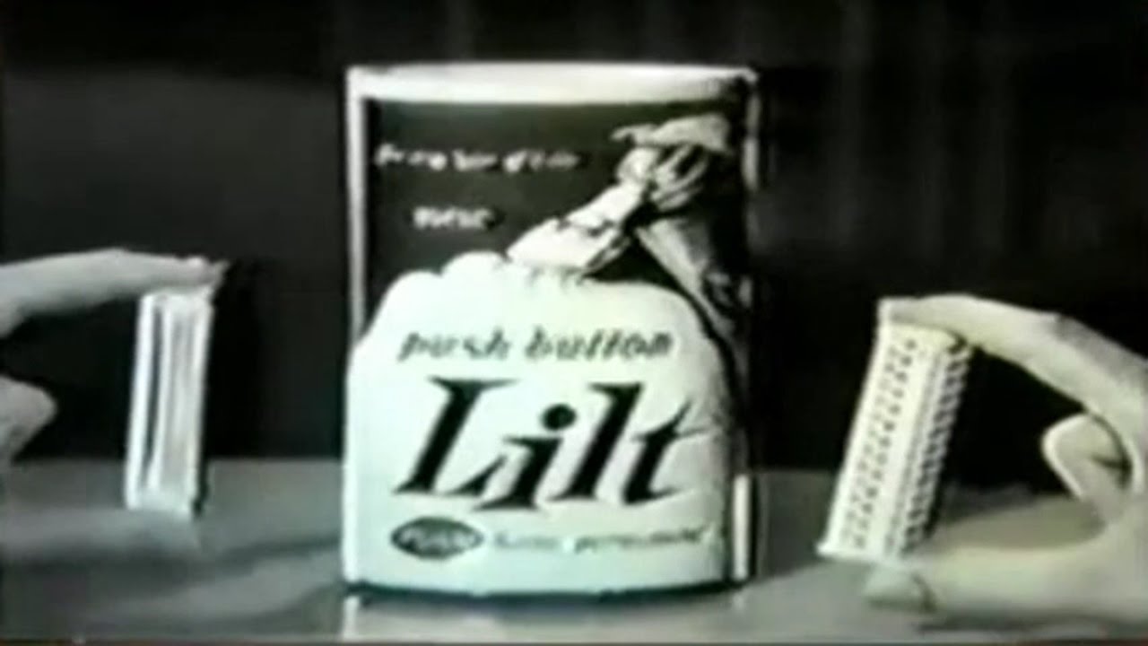 1964 Push Button Lilt Home Permanent - YouTube