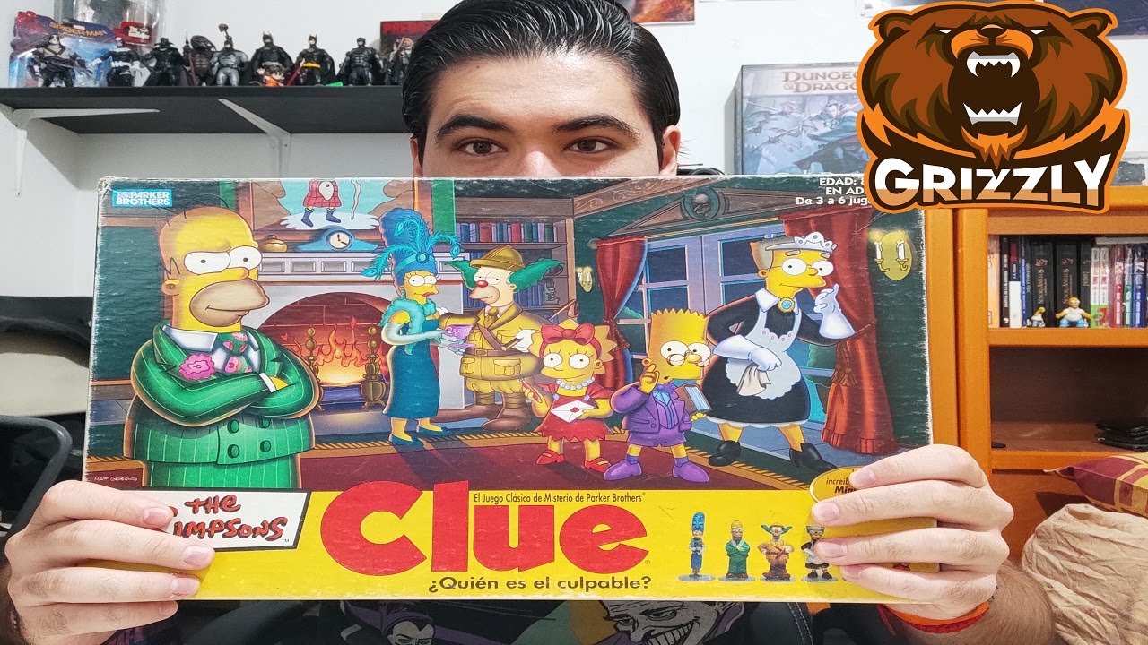 Unboxing Review CLUE Edición Simpson | Juegos de mesa - YouTube