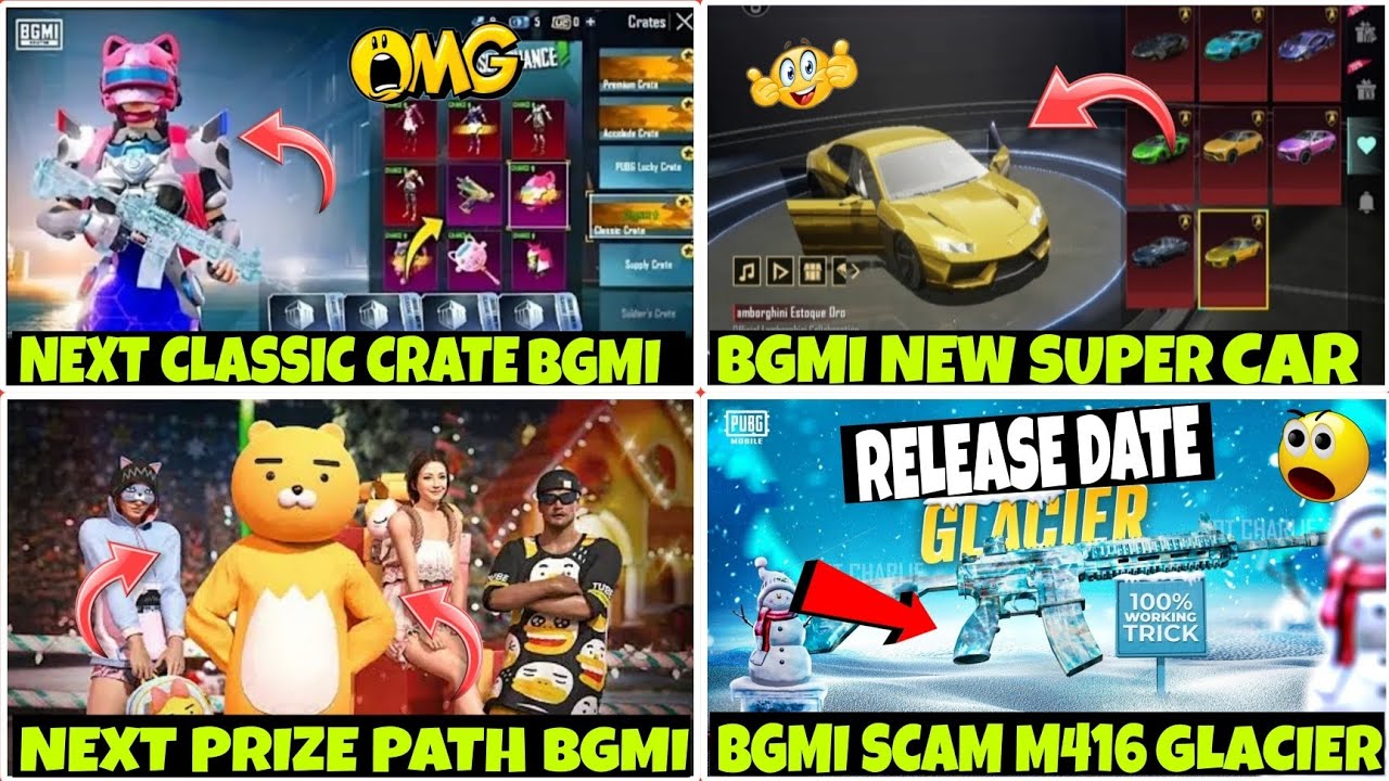 next classic crate bgmi new super car next prize path in bgmi in ...