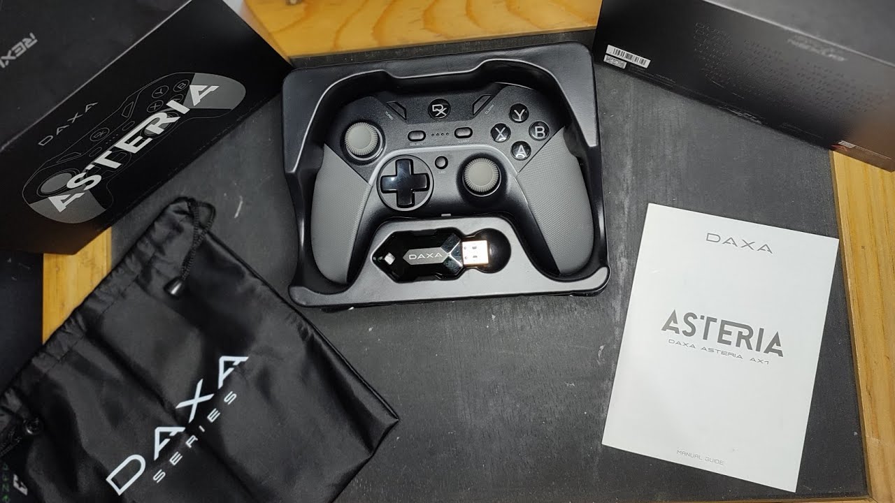 Unboxing Test Gamepad Daxa Asteria AX1 - Rexus Pro Gaming - YouTube