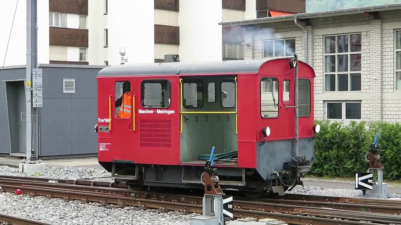 Shunting Rail Tractor - YouTube