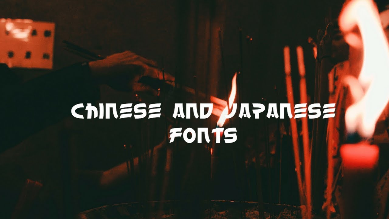 37 FREE Chinese & Japanese Fonts - YouTube