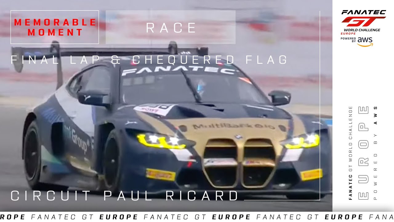 Final Lap & Chequered Flag | Circuit Paul Ricard | Fanatec GT World ...