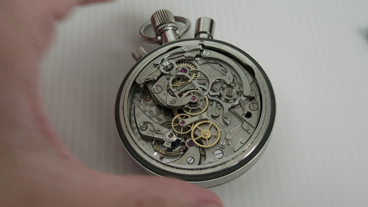 Omega Split Second Chronograph - YouTube