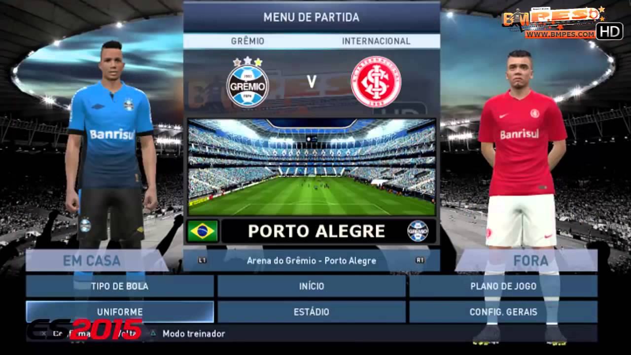 Pes 2015: Patch bmpes 5.0 "ATUALIZADO ATE "25/08/2015. - YouTube