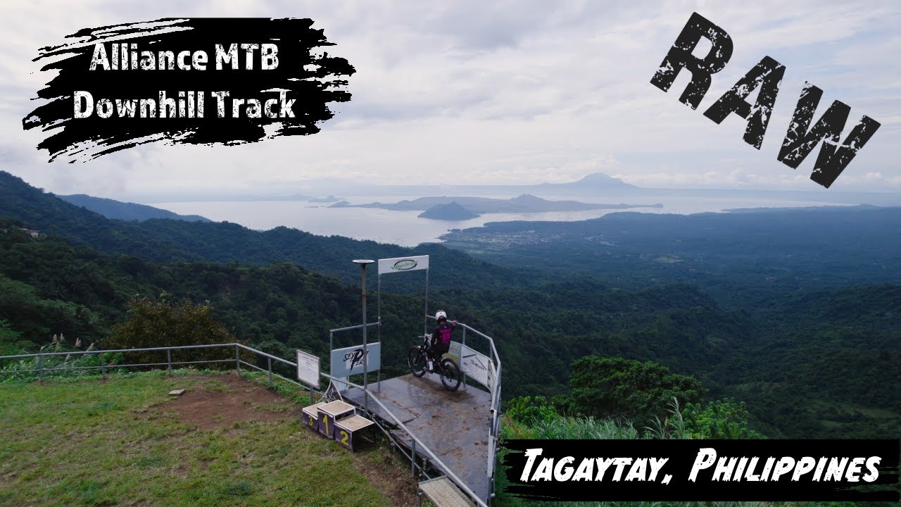 MTB Downhill Trail in Tagaytay, Philippines. Alliance Downhill Track ...