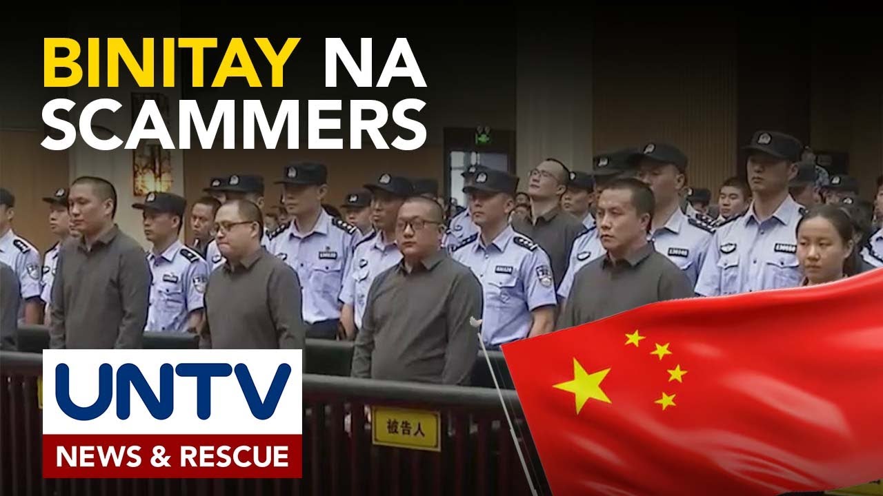 11 kriminal na sangkot sa online scam, binitay sa China - YouTube