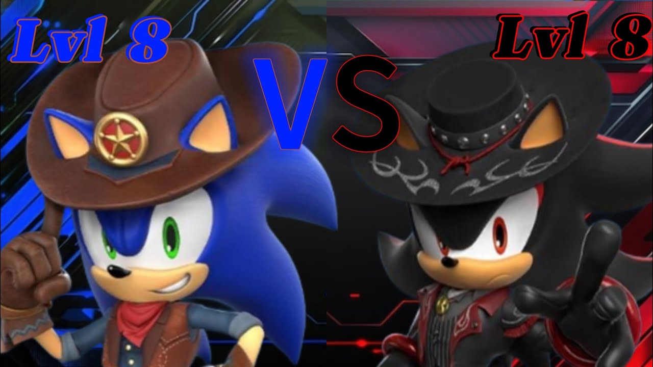 Sonic Forces Speed Battle: Sheriff Sonic vs Outlaw Shadow - YouTube