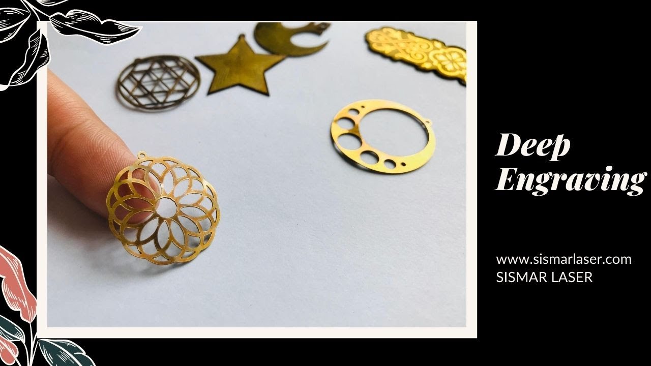 How to laser cutting gold machine | Laser Cutting Jewelry - YouTube