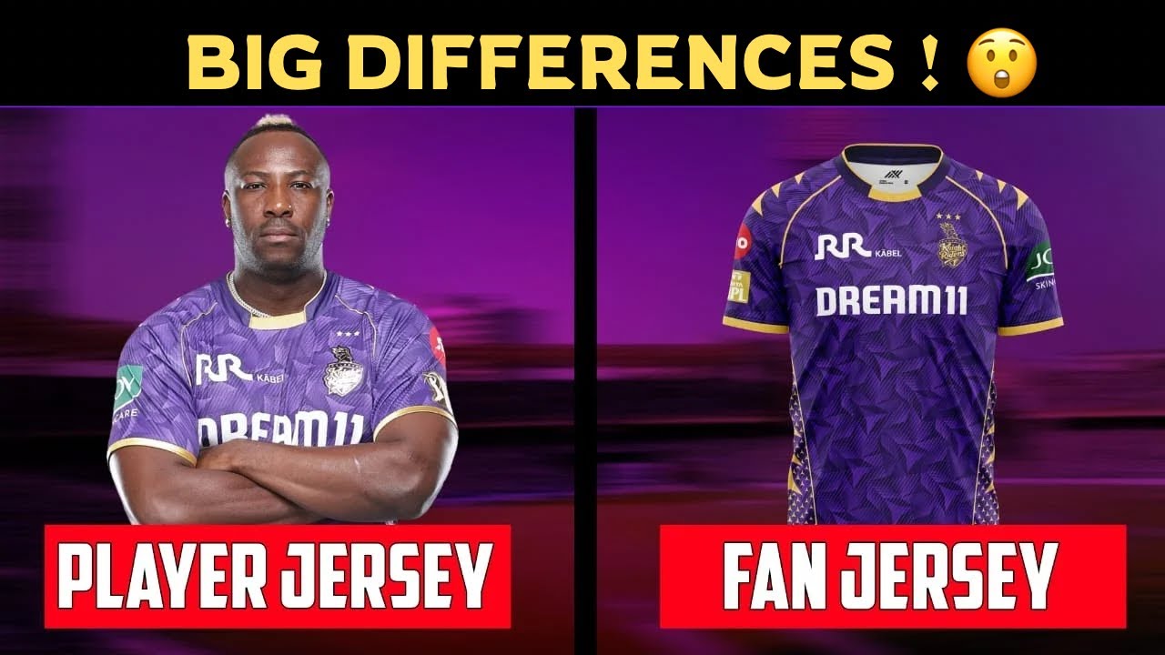 Major differences between player version and fan version jersey | watch ...