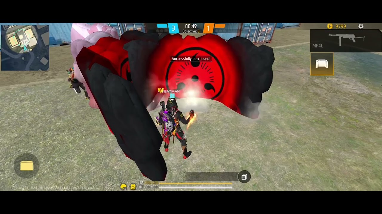 BatMan VS Black Adam FF Custom 1V1 Only HeadShot Highlight | DC Gamers ...