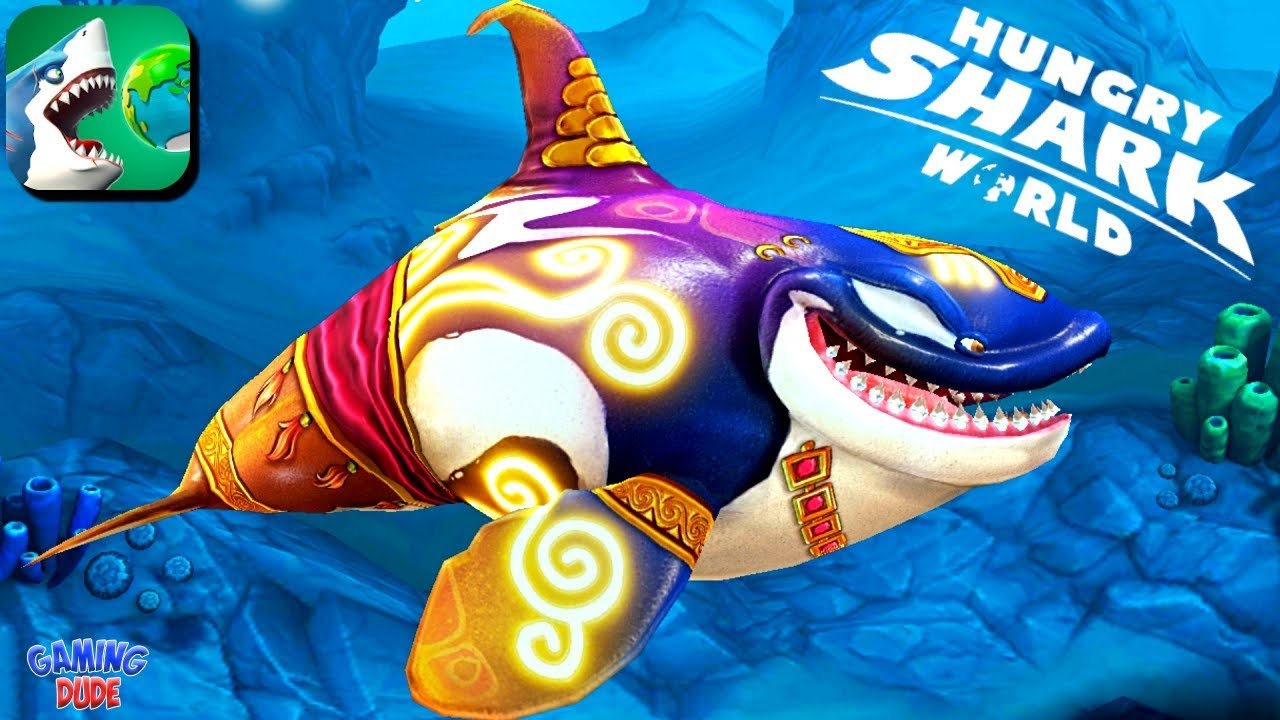 Hungry Shark World Update - New GENIE Shark Skin Unlocked | Android ...