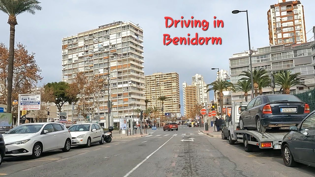 [4K] Driving in Benidorm 🇪🇸 No Commentary. - YouTube