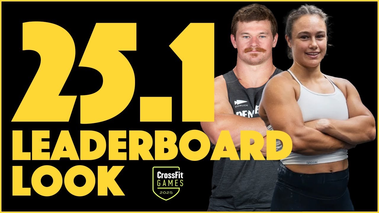 CrossFit Open Workout 25.1 Leaderboard Look - YouTube