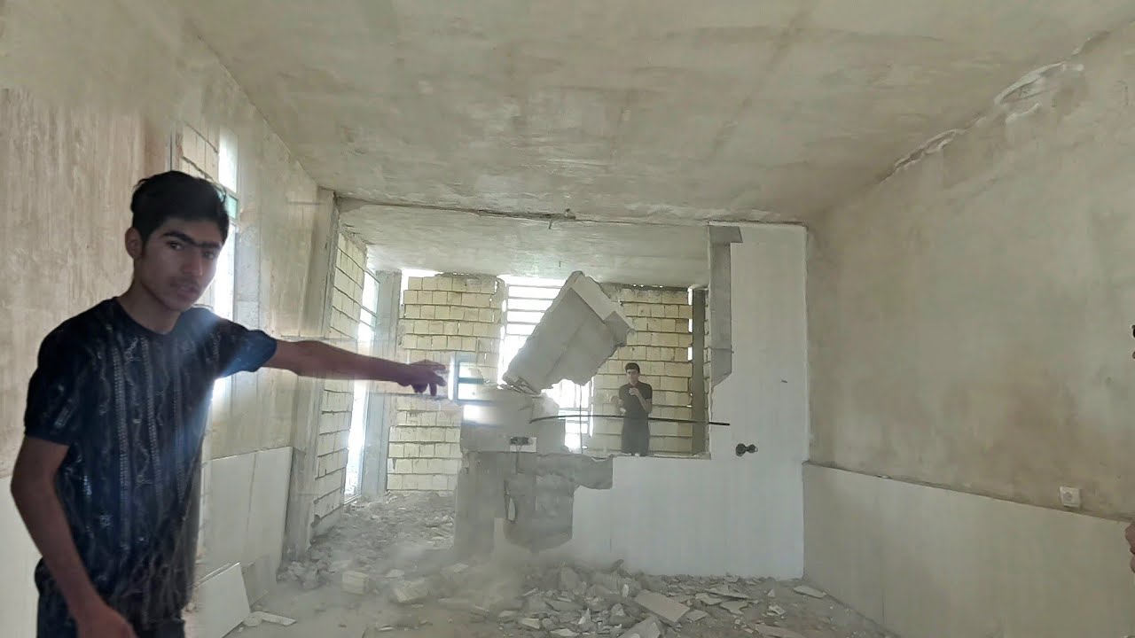 One of the most exciting videos of building demolition work that is ...