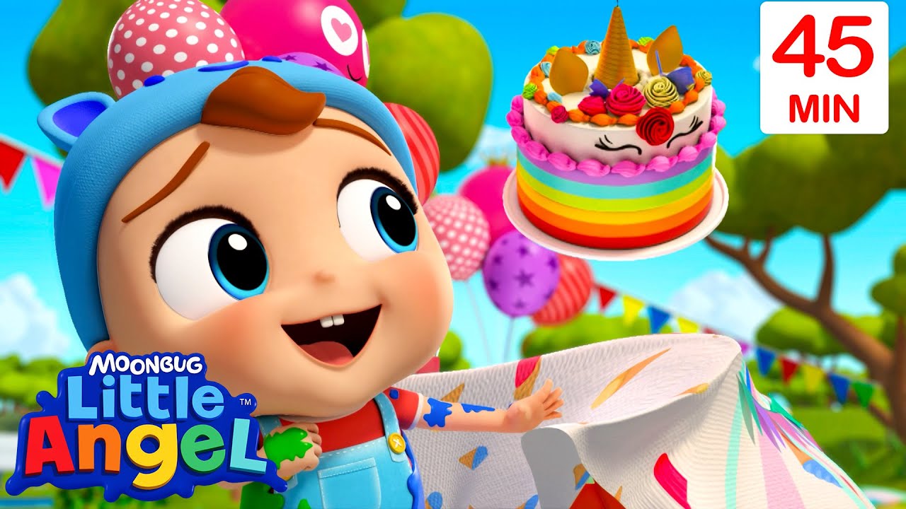 Oopsie Doopsie Birthday Mess | Little Angel and Cocomelon Nursery ...