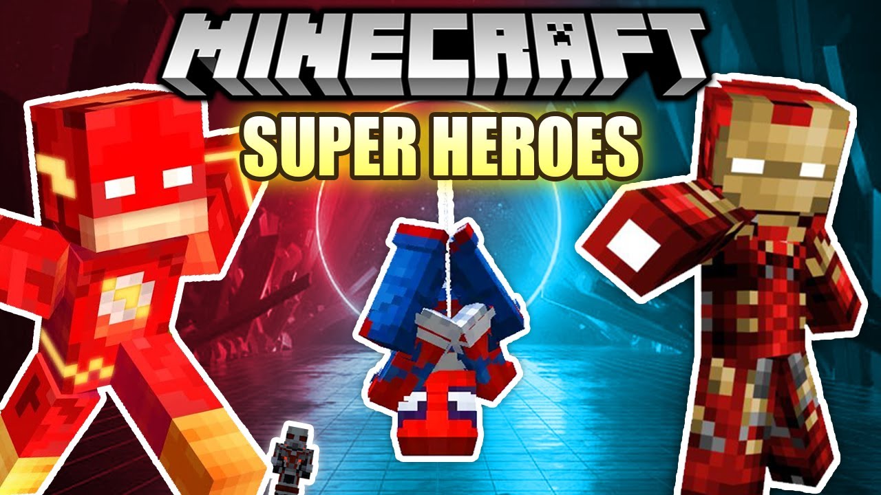 Minecraft super heroes (Fisk's Superhero Mod 1.7.10) - YouTube