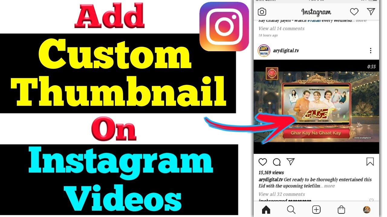 How to add Thumbnail in Instagram Video 2021 |Change Instagram Video ...