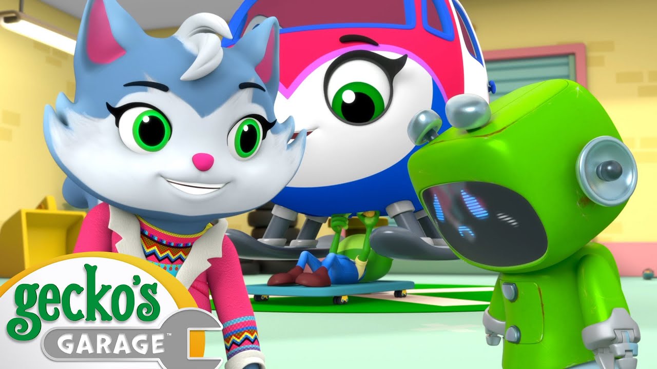Cheer up Green Mechanical | Gecko's Garage | Rob the Robot & Friends ...
