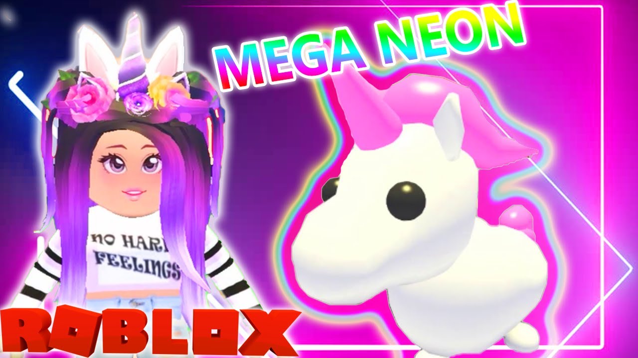 NEW MEGA NEON PETS in ADOPT ME Amazing Light Show Pets Roblox Adopt Me ...