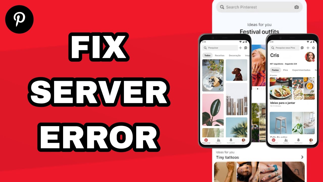 How To Fix And Solve Pinterest App Server Error | Final Solution - YouTube
