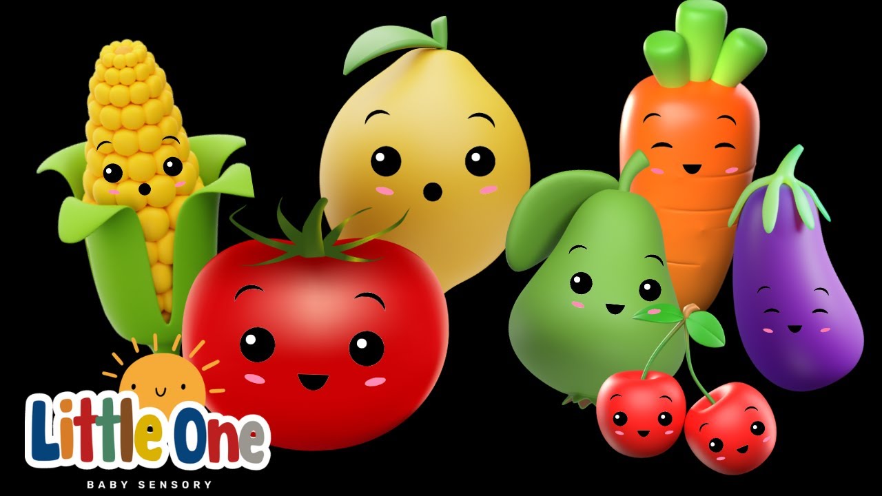 Cute Dancing veggies - - Baby Sensory Video - CUTE ANIMATION High ...