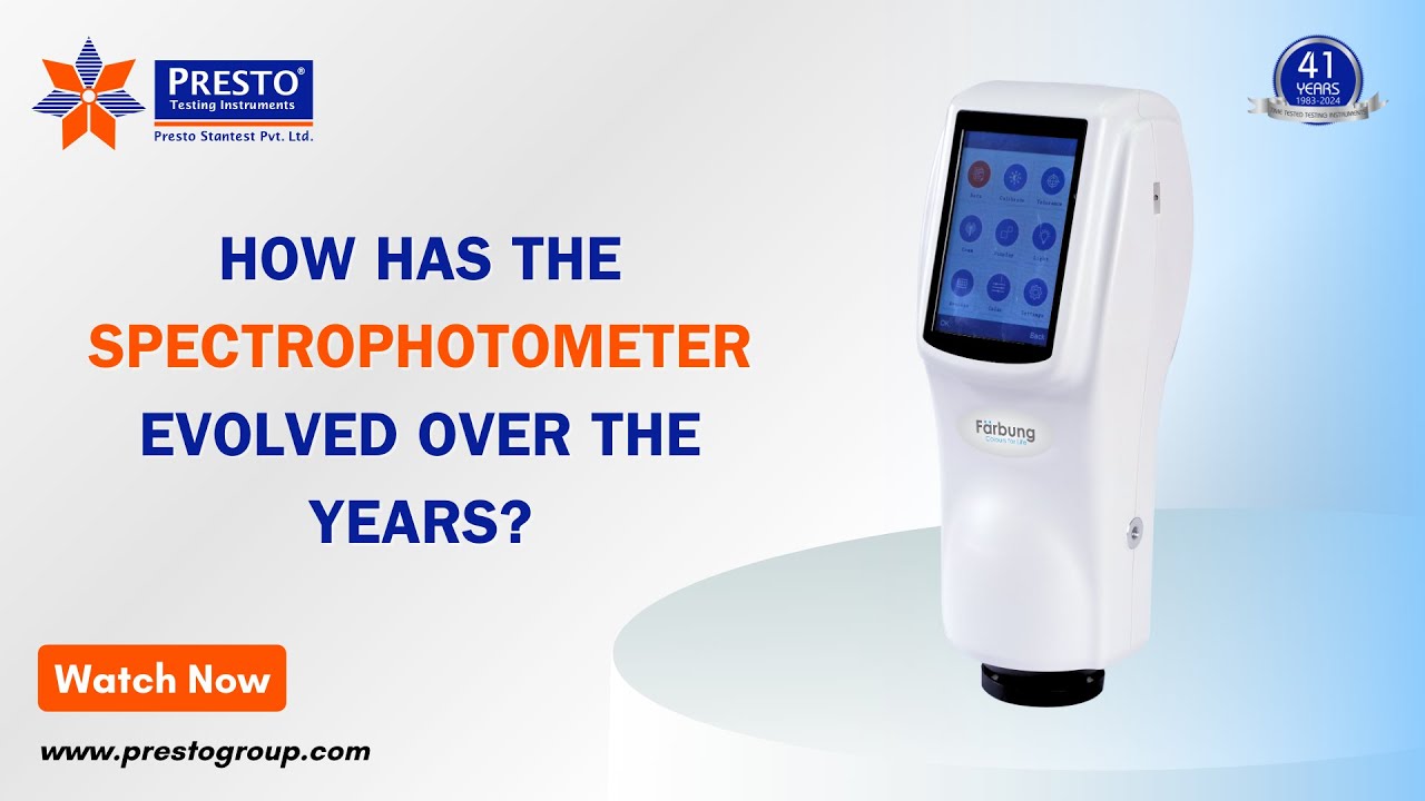 How has the Spectrophotometer evolved over the years - YouTube