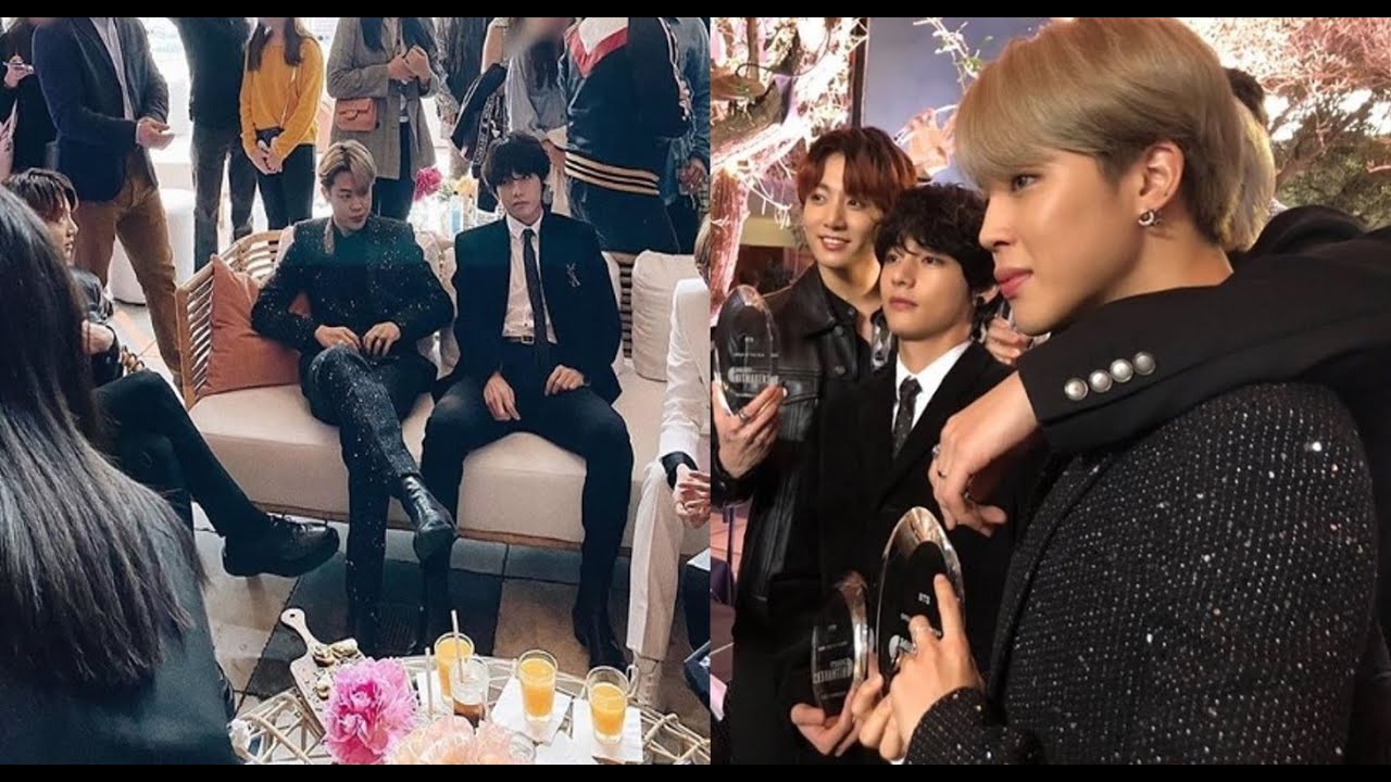 미국에서 셀럽들과 브런치를 즐기는 BTS. | RM speech - YouTube