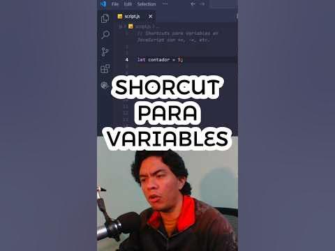 SHORTCUTS para VARIABLES de JavaScript #profelauta #desarrolloweb #javascript #variables - YouTube