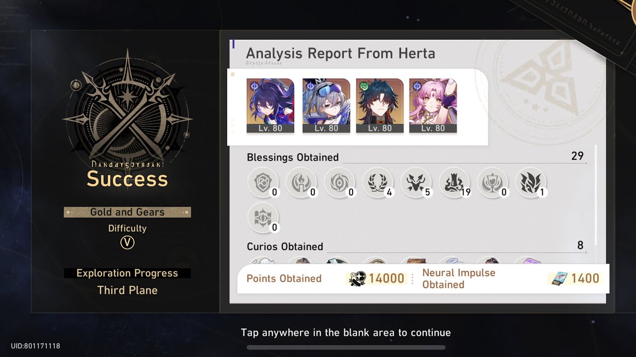 【Honkai: Star Rail】Defeating Gold and Gears V ft destruction path - YouTube