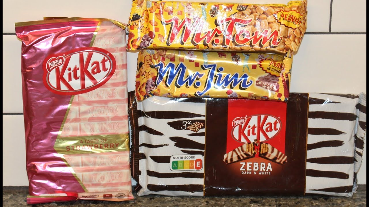 Nestle Kit Kat: A Taste of Strawberry & Kit Kat Zebra and Mr. Tom and ...