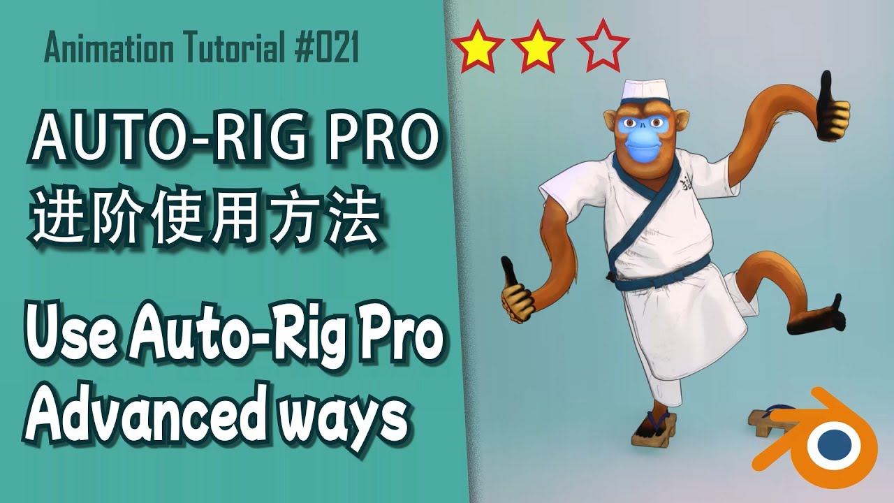 Blender Beginner Tutorial | Use Auto-Rig Pro add-on Advanced ways ...
